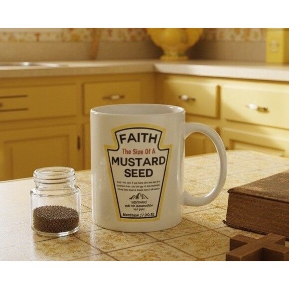 Dining | Faith The Size Of A Mustard Seed Coffee Mug Christian ...